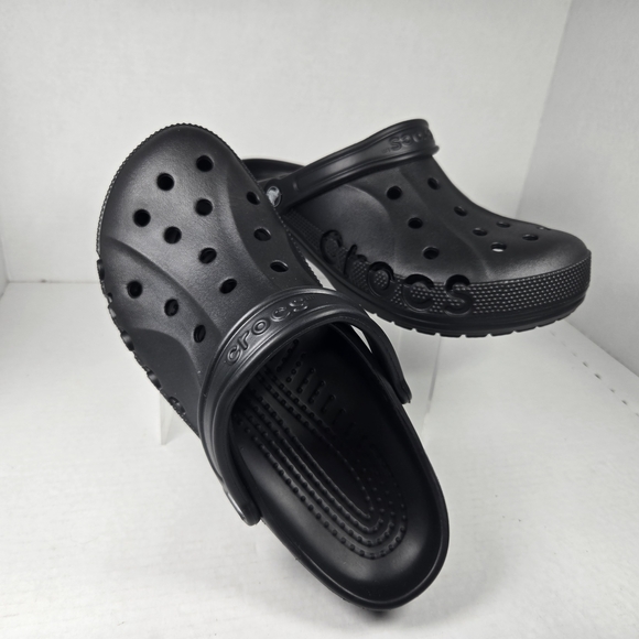 CROCS | Shoes | Crocs Comfort Unisex Baya Slip On Clogs Black Size Mens ...
